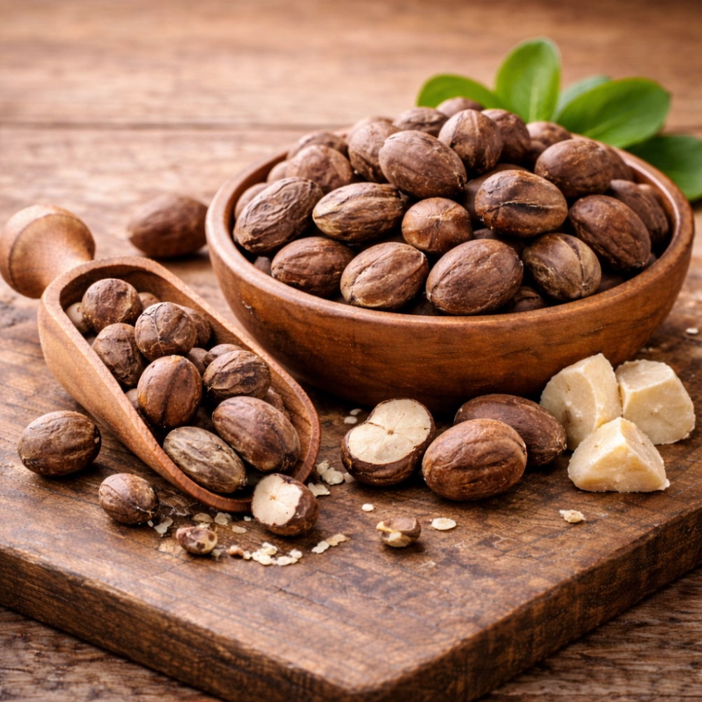 Shea Nuts — 1 Metric Ton (Nigeria FOB) - Nobedo Cashew Nuts